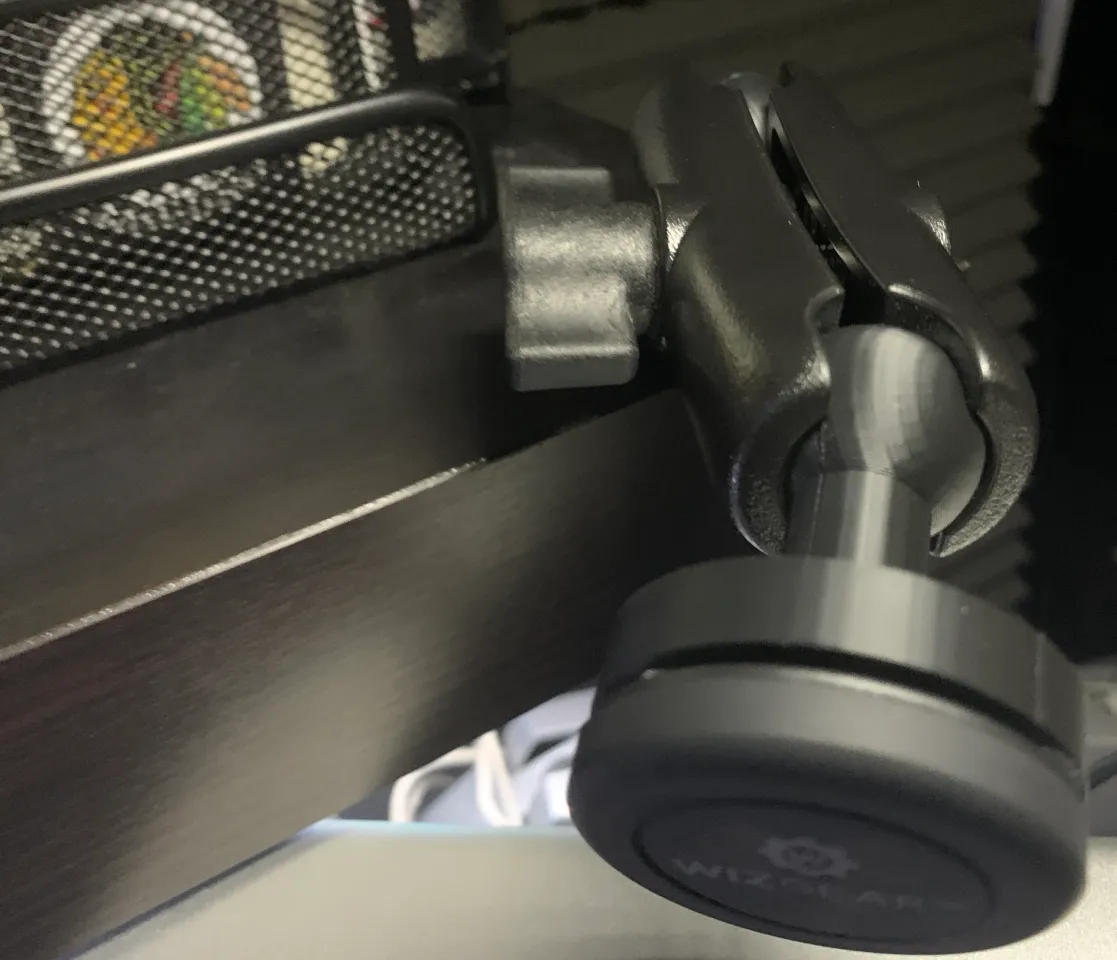 Ram Ball Magnet Mount by K2_Kevin | Download free STL model ...