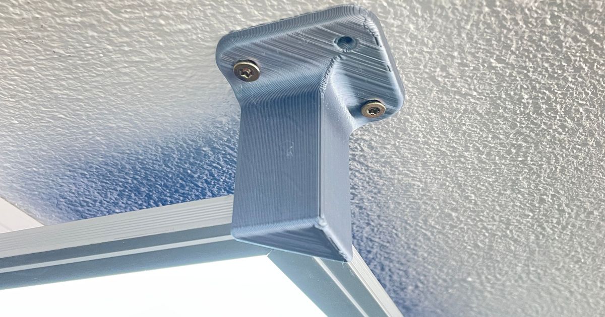 LED Panel Holder by TAB | Download free STL model | Printables.com