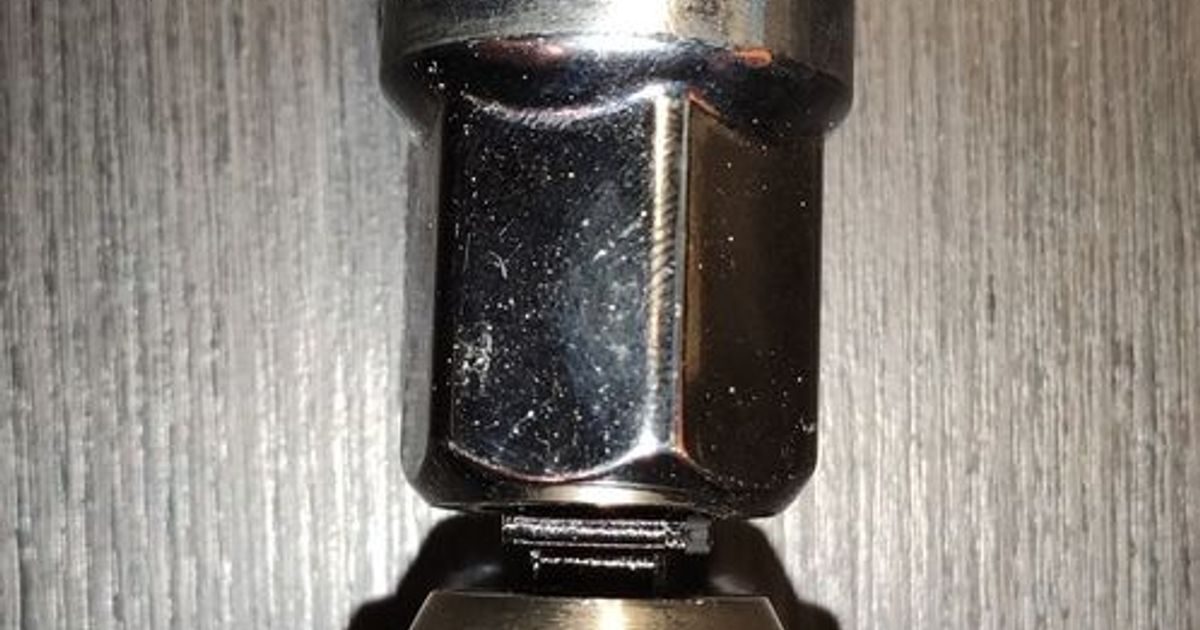 Socket adapter 3/8" to hex for cordless drills by Chopski | Download ...