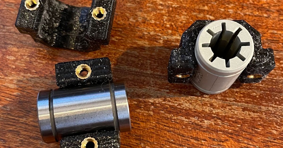 Linear bearings clips by G.design | Download free STL model ...