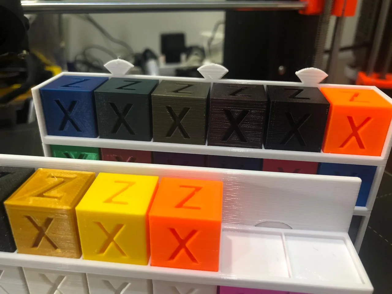 20mm Calibration Cube Rack by HateK | Download free STL model ...