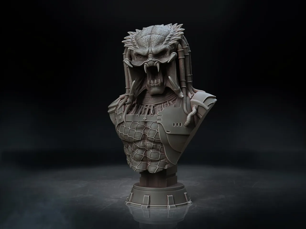 Predator Bust by Fotis Mint Studios | Download free STL model ...