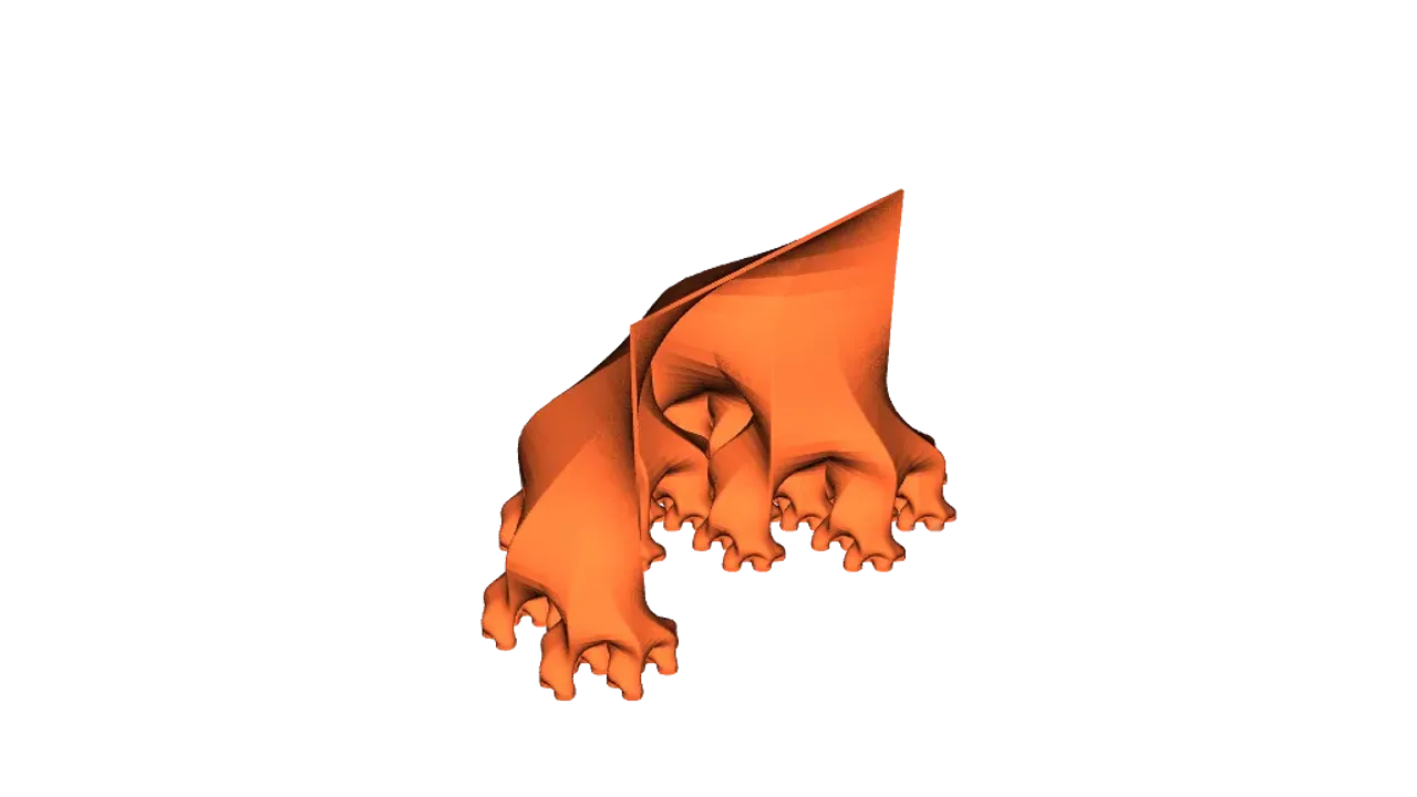 Dragon Curve Fractal Iterations by Chad Allen | Download free STL model ...