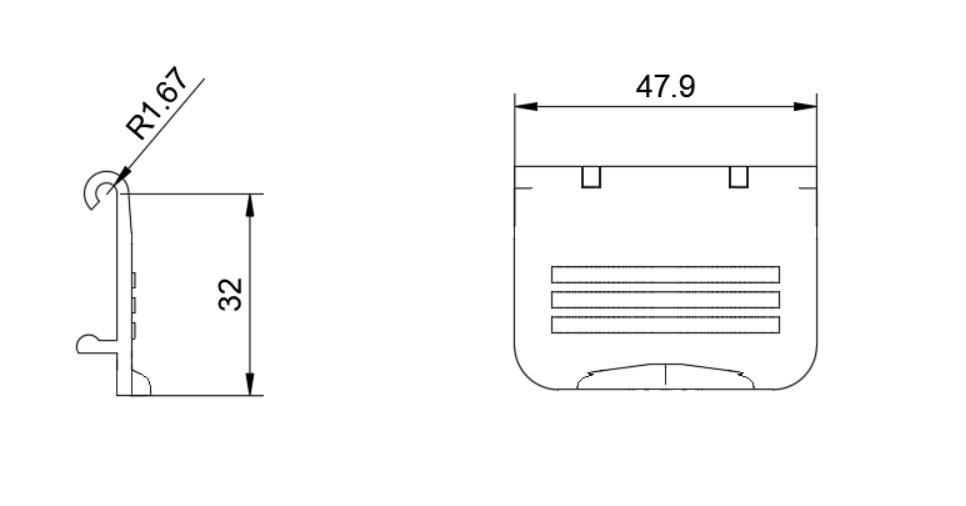 Zavírací spona pořadače Stanley / Closing fastener for Stanley ...