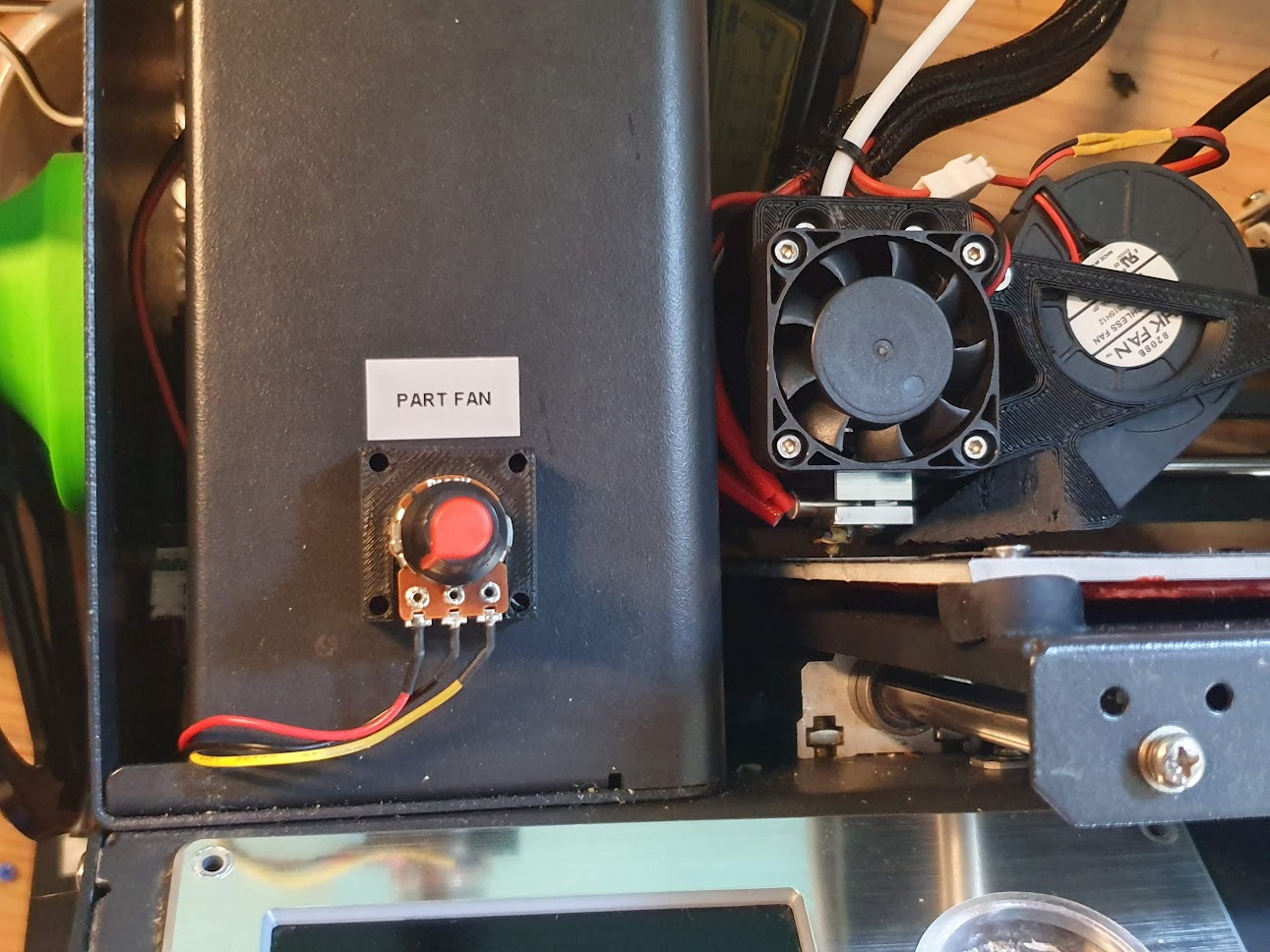 Parts Cooling Fan PWM Speed Control Mount for Monoprice MP Select Mini ...