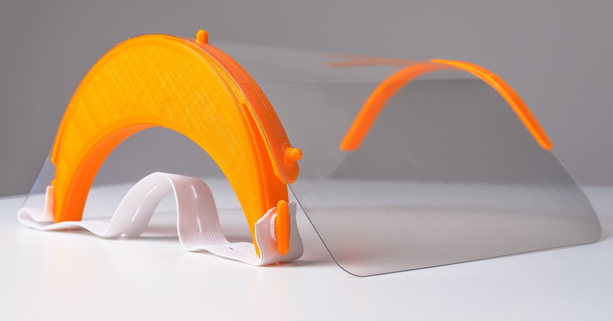 Face shield by Twisted Metal Prototyping | Download free STL model ...