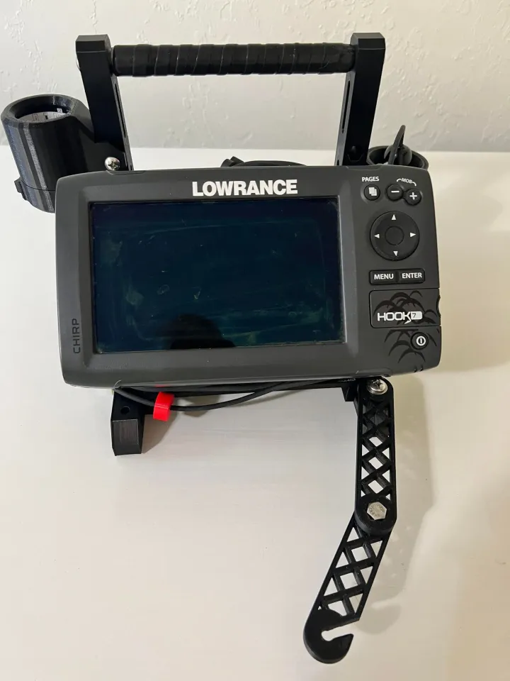 Modular Ice Fishing Shuttle for Lowrance Hook7 by BruceDemski ...