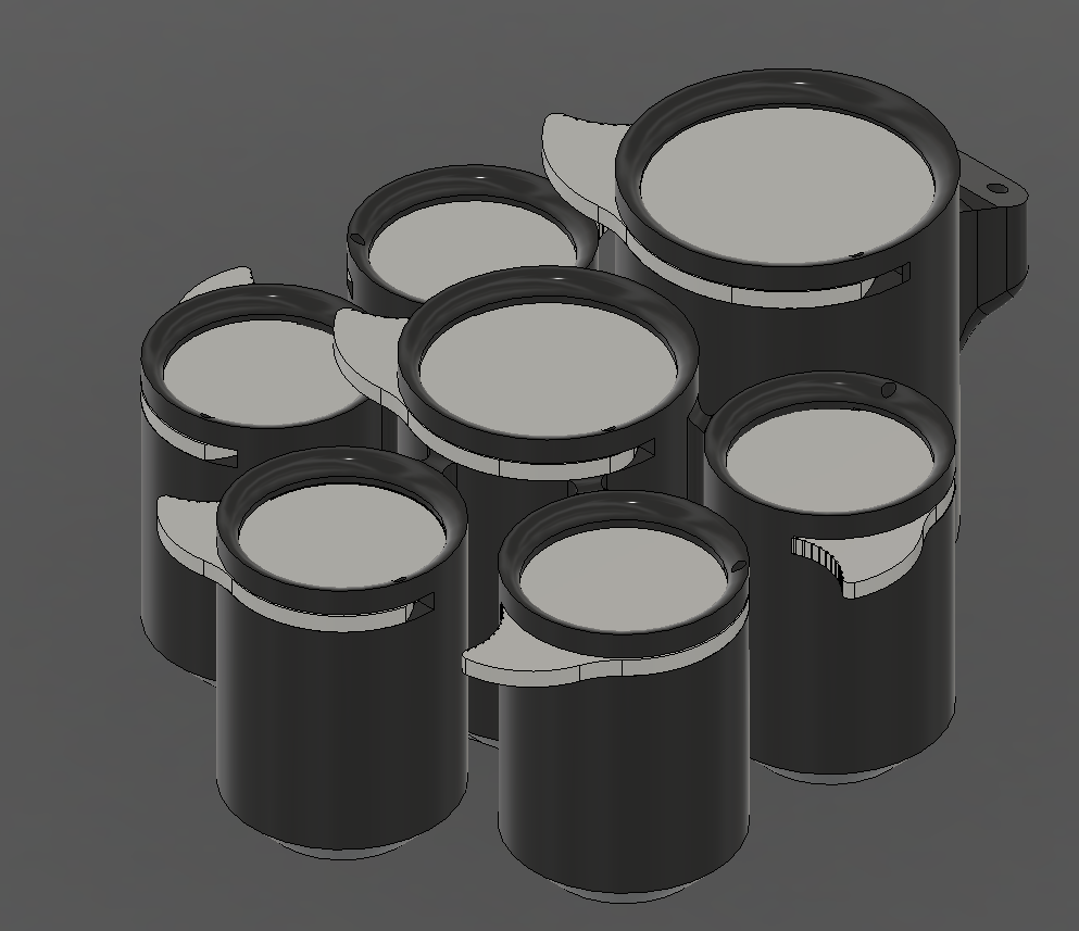Desk Mounted Pill Organizer by Jethro____ | Download free STL model ...