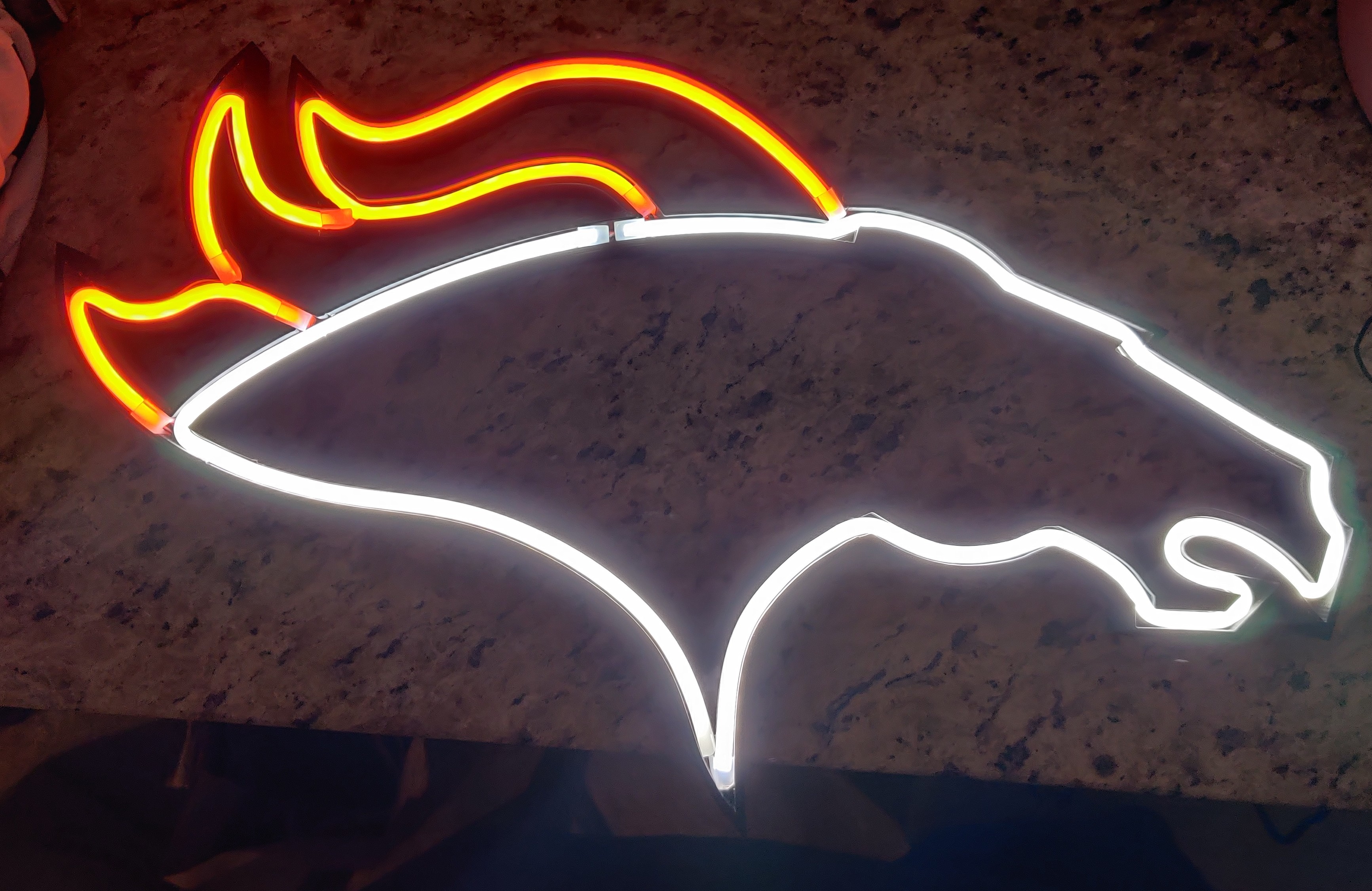 broncos led logo by steve318 | Download free STL model | Printables.com
