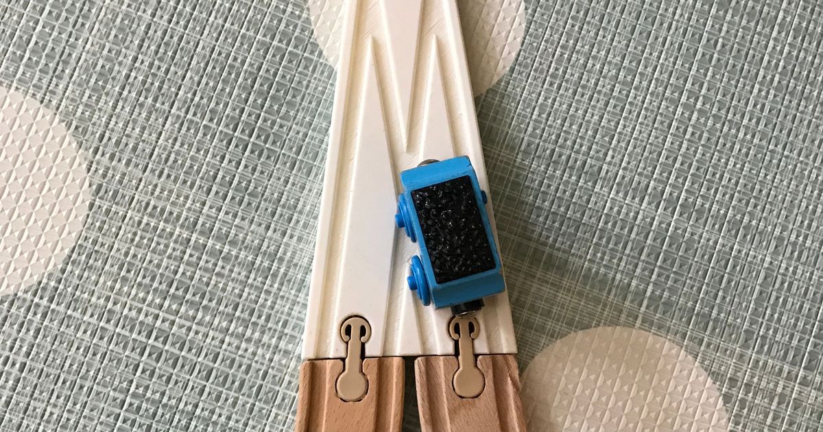 trunout rail for wooden train toy set par Hank | Téléchargez ...