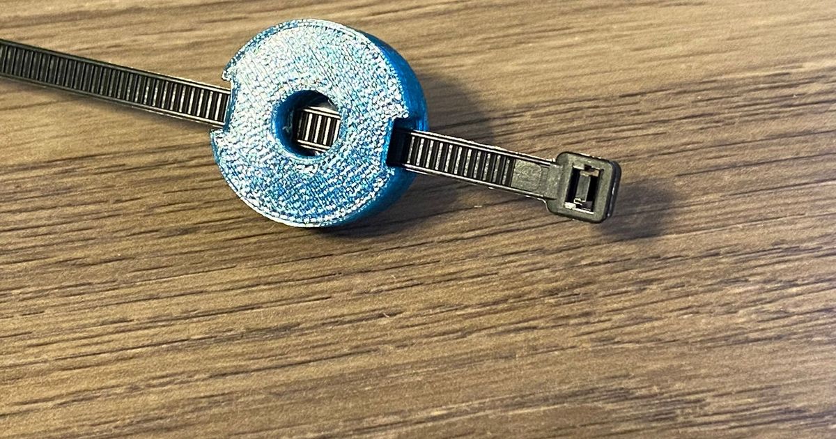 Tie Wrap Screw Anchor by Adam | Download free STL model | Printables.com