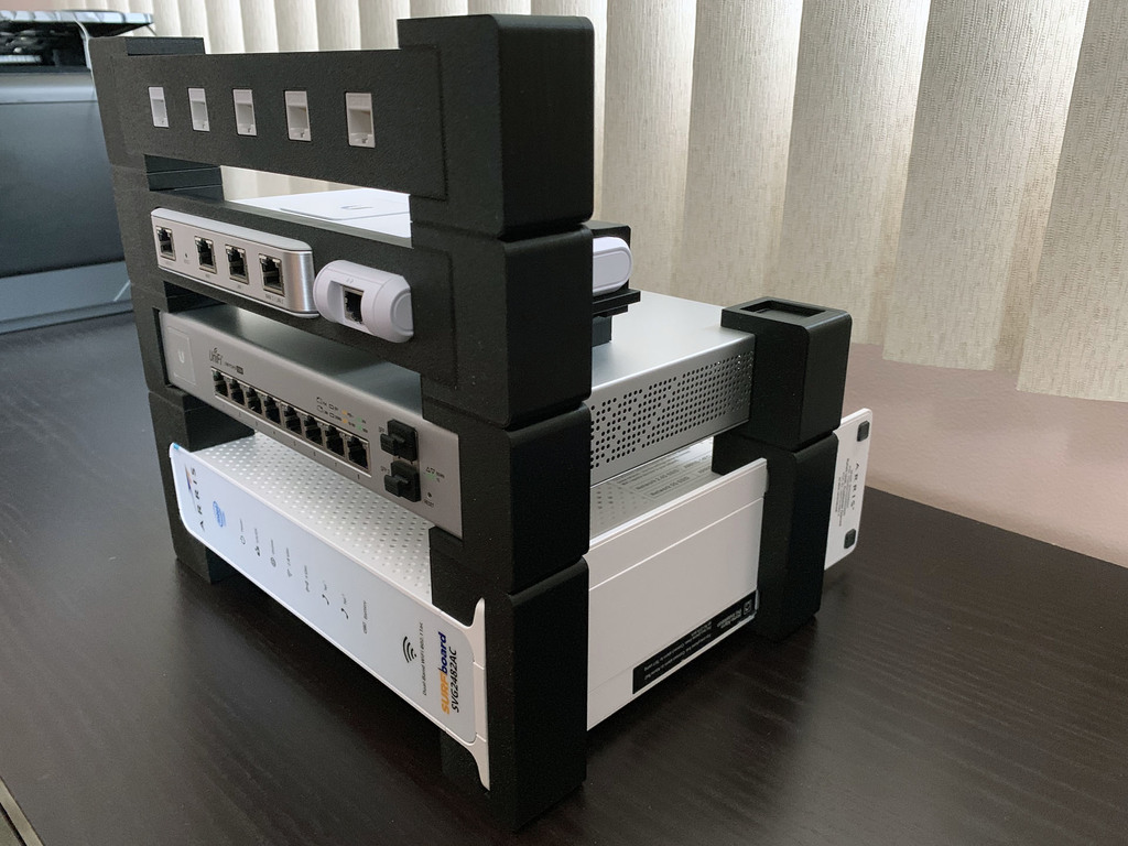 Ubiquiti Mini Rack by Mike G. | Download free STL model | Printables.com