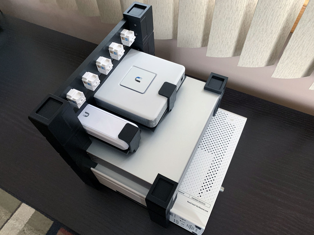 Ubiquiti Mini Rack by Mike G. | Download free STL model | Printables.com