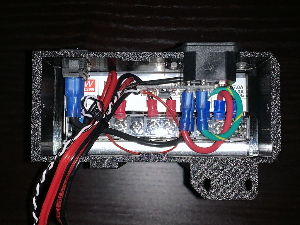 Prusa i3 MK3 MeanWell NES-350-24 PSU Case/Mount by Mike G. | Download ...
