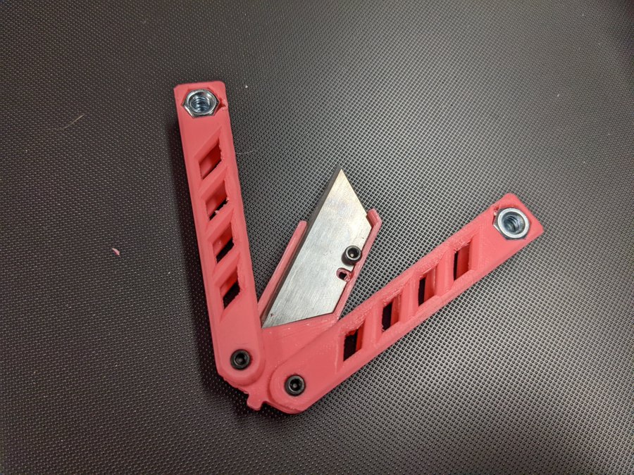 Ballisong Box Cutter Weight Added by Beefdip | Download free STL model ...