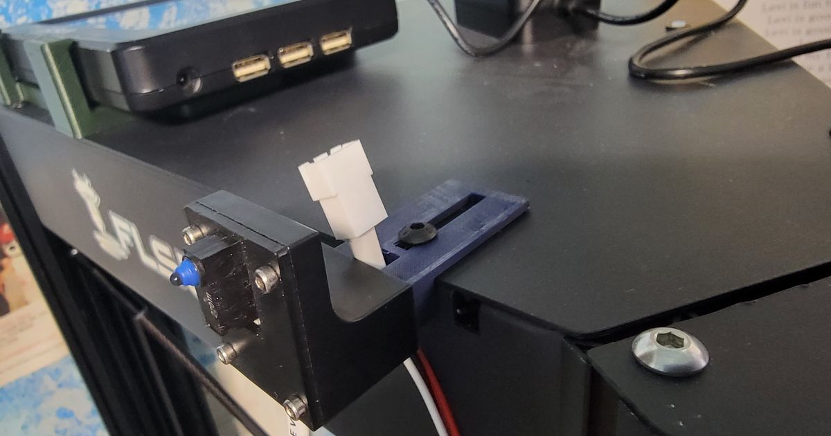 Flsun SR bed probe holder by SirManbear | Download free STL model ...
