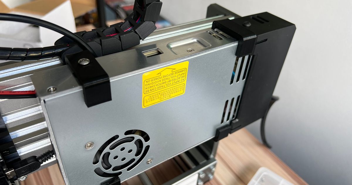 Genmitsu 3020 power supply mount by TheBavarianModelMaker | Download ...