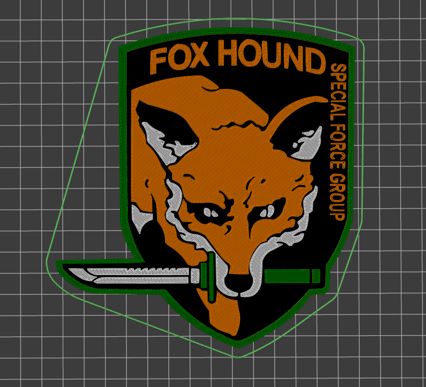 Fox Hound Badge by thomasmitschke | Download free STL model ...