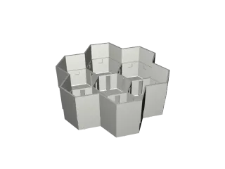 Modular Desktop Fountain - Tall Base and Spacers by 3D Printy ...