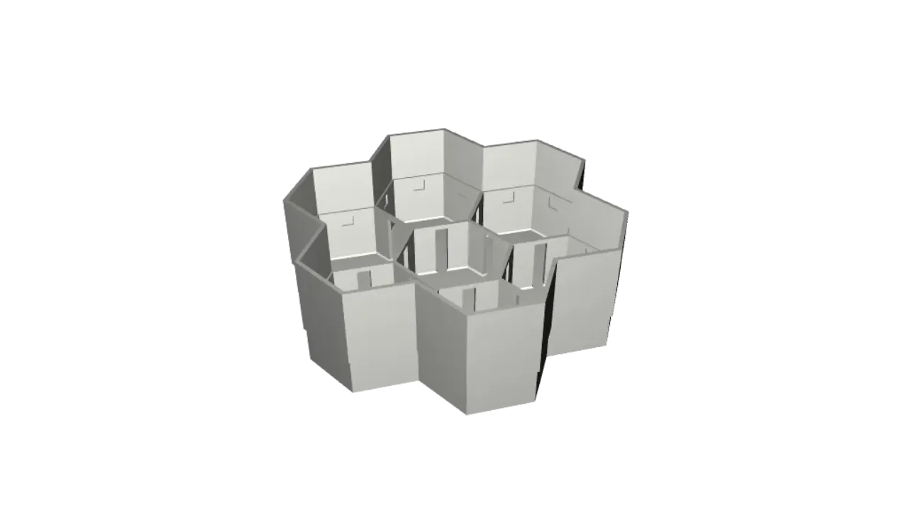 Modular Desktop Fountain - Tall Base and Spacers by 3D Printy ...