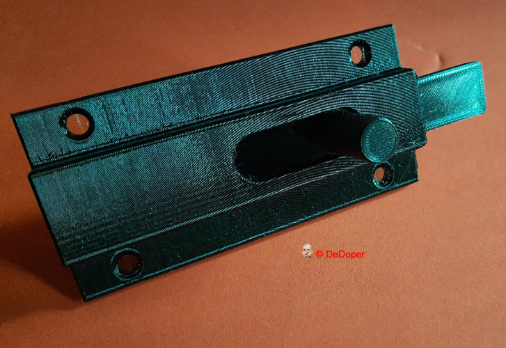 Inside and outside sliding latch by Dedoper | Download free STL model ...