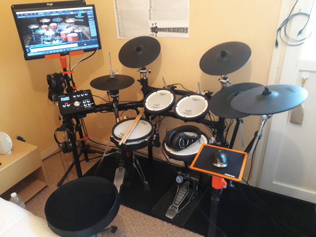 Roland TD-25 STAGG Screen suport by Charly BEGOOD | Download free STL ...