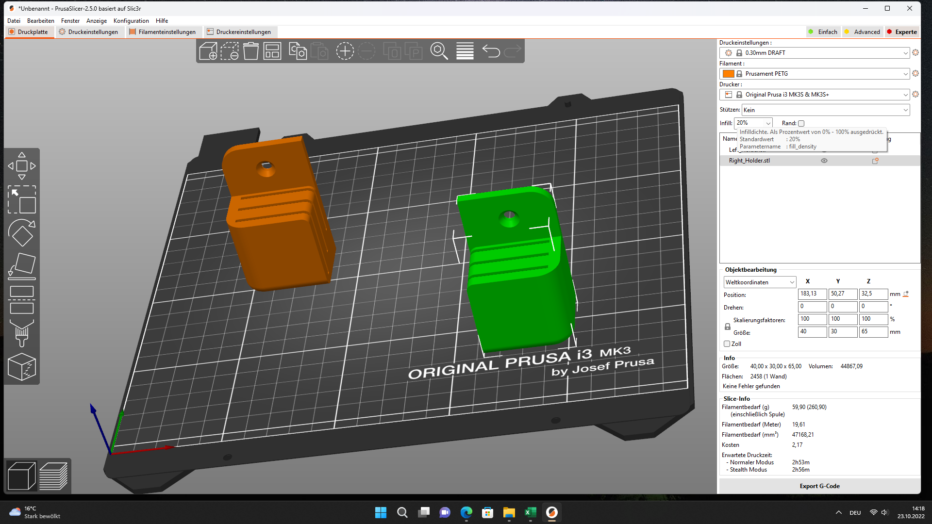 Steel sheet holder (wall mount bracket) for PRUSA Printers by Bruno ...