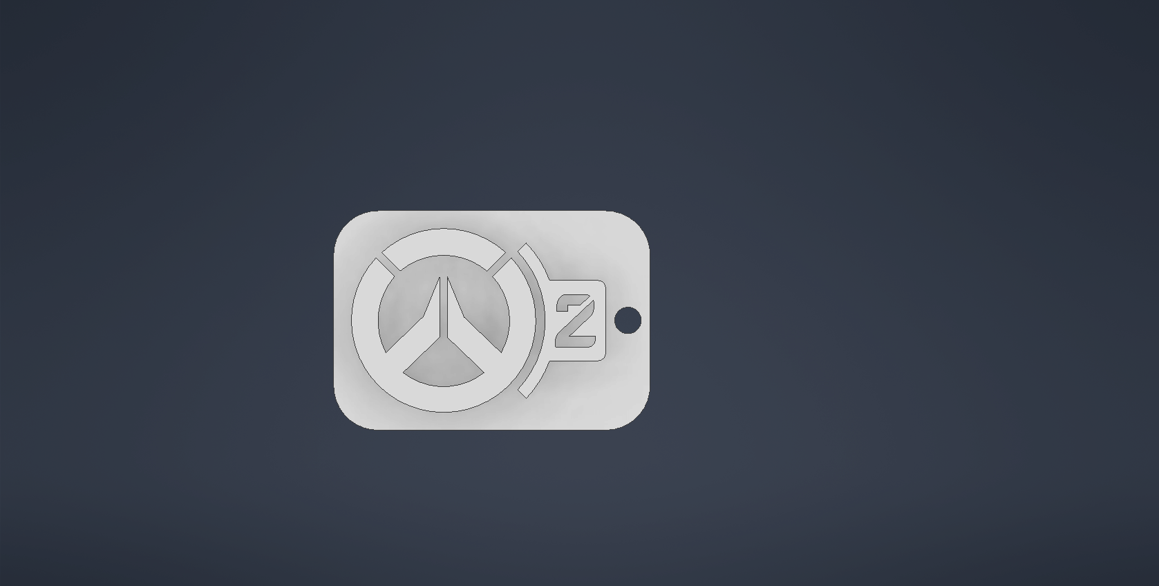 Simple Overwatch 2 Keychain (2 types) by Václav Kasan | Download free ...