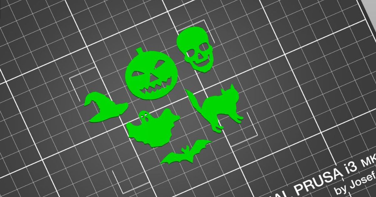 Iconic Halloween Tokens by Hex2000 | Download free STL model ...