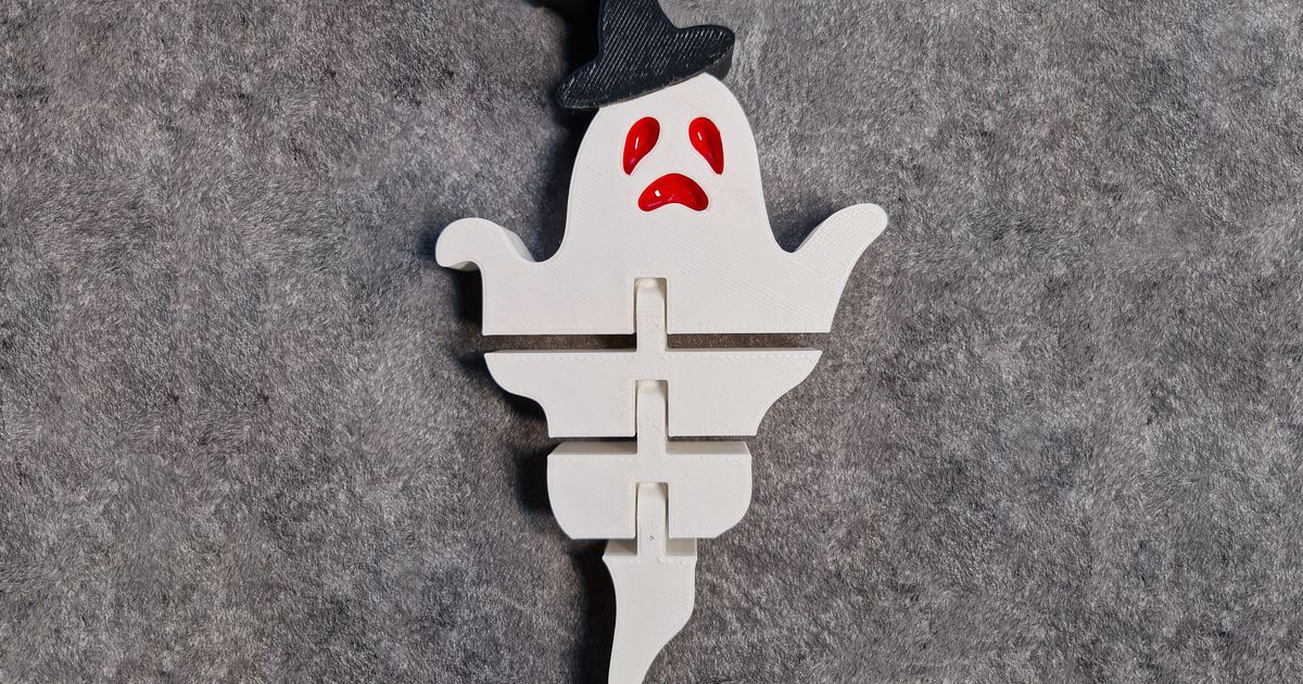 Articulated Ghost by Nastjaaa | Download free STL model | Printables.com
