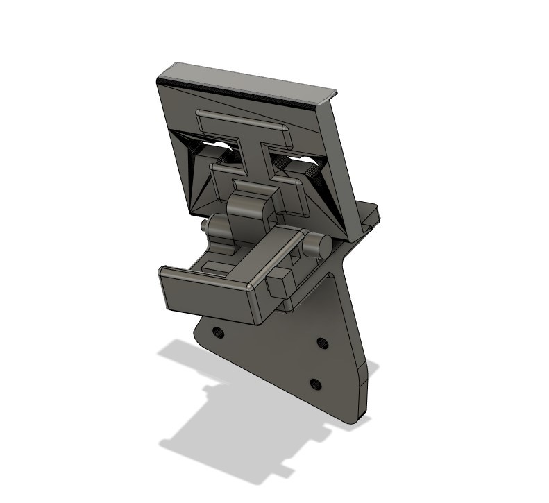 Ender 3 S1 Pro Tilting Screen Mount by Aiirik | Download free STL model ...
