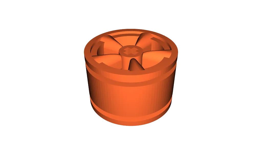 Lego Muscle Car Style Rims by wwDruk | Download free STL model ...