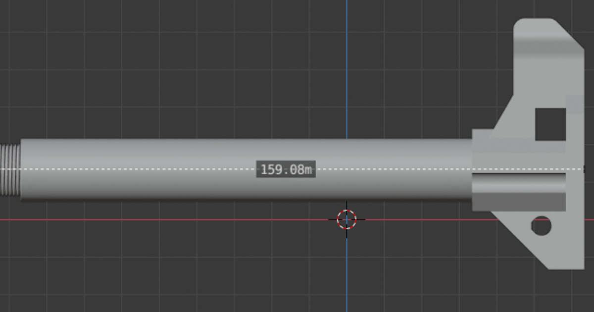 160mm ccw and cw outer barrel threads by Cc4Dayz | Download free STL ...
