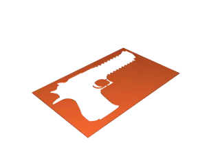 Firearm stencils by Scone Cold | Download free STL model | Printables.com