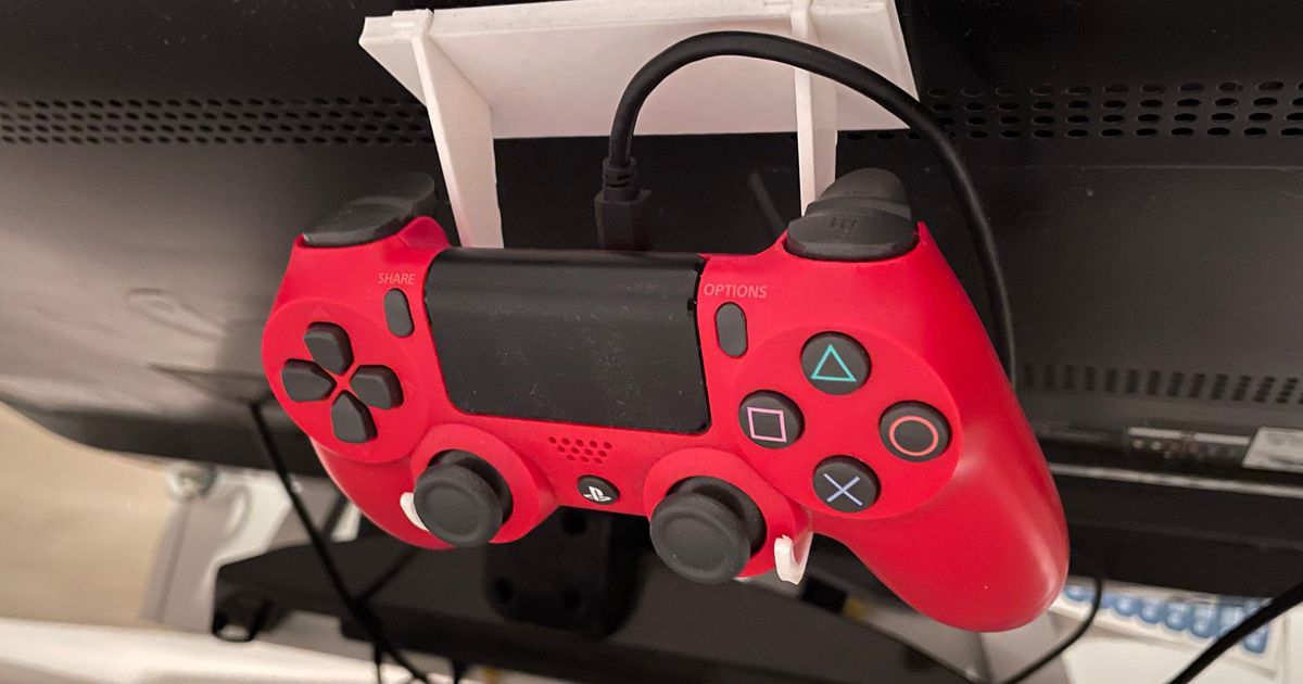 PS4 Controller holder von MistaPrinta | Kostenloses STL-Modell ...