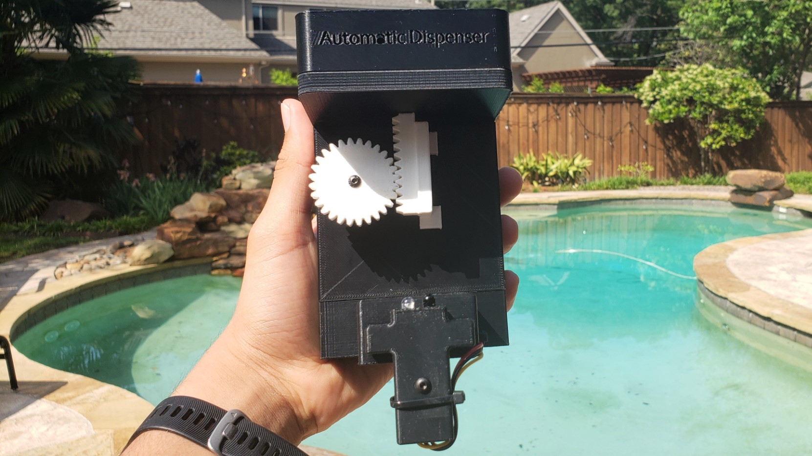COVID KILLER 1.0 - 3D Printed Automatic Hand Sanitizer Add On by Arjun ...