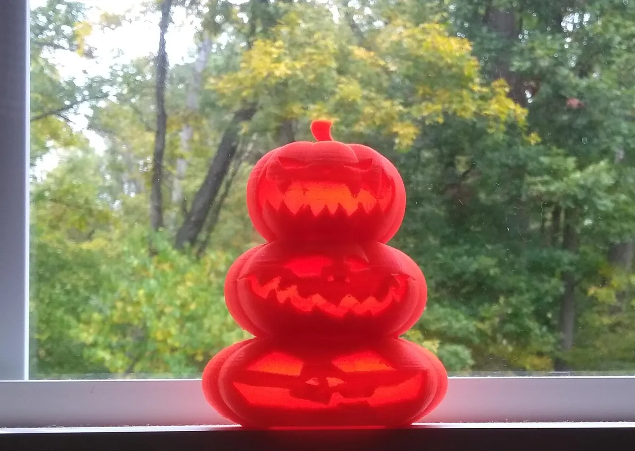 Three Pumpkin Stack By Dds 3d Printing Design Download Free Stl