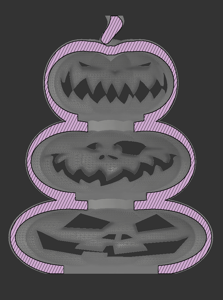 Three Pumpkin Stack by DDS-3D Printing & Design | Download free STL ...