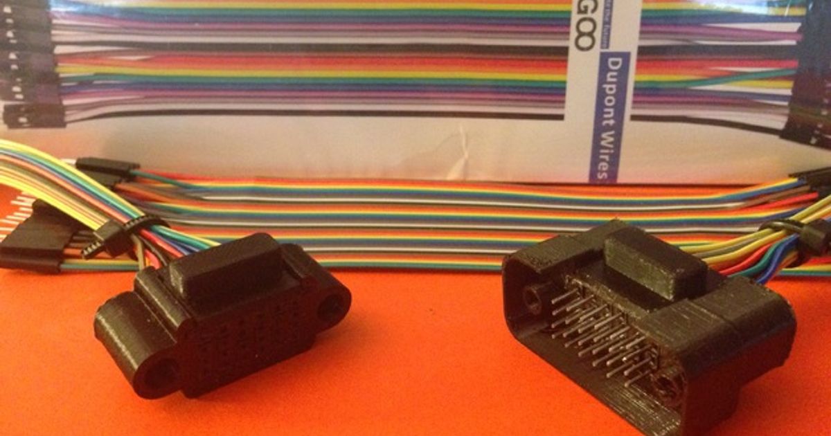 Group Connector for Dupont Wires by hotpretzel | Download free STL ...