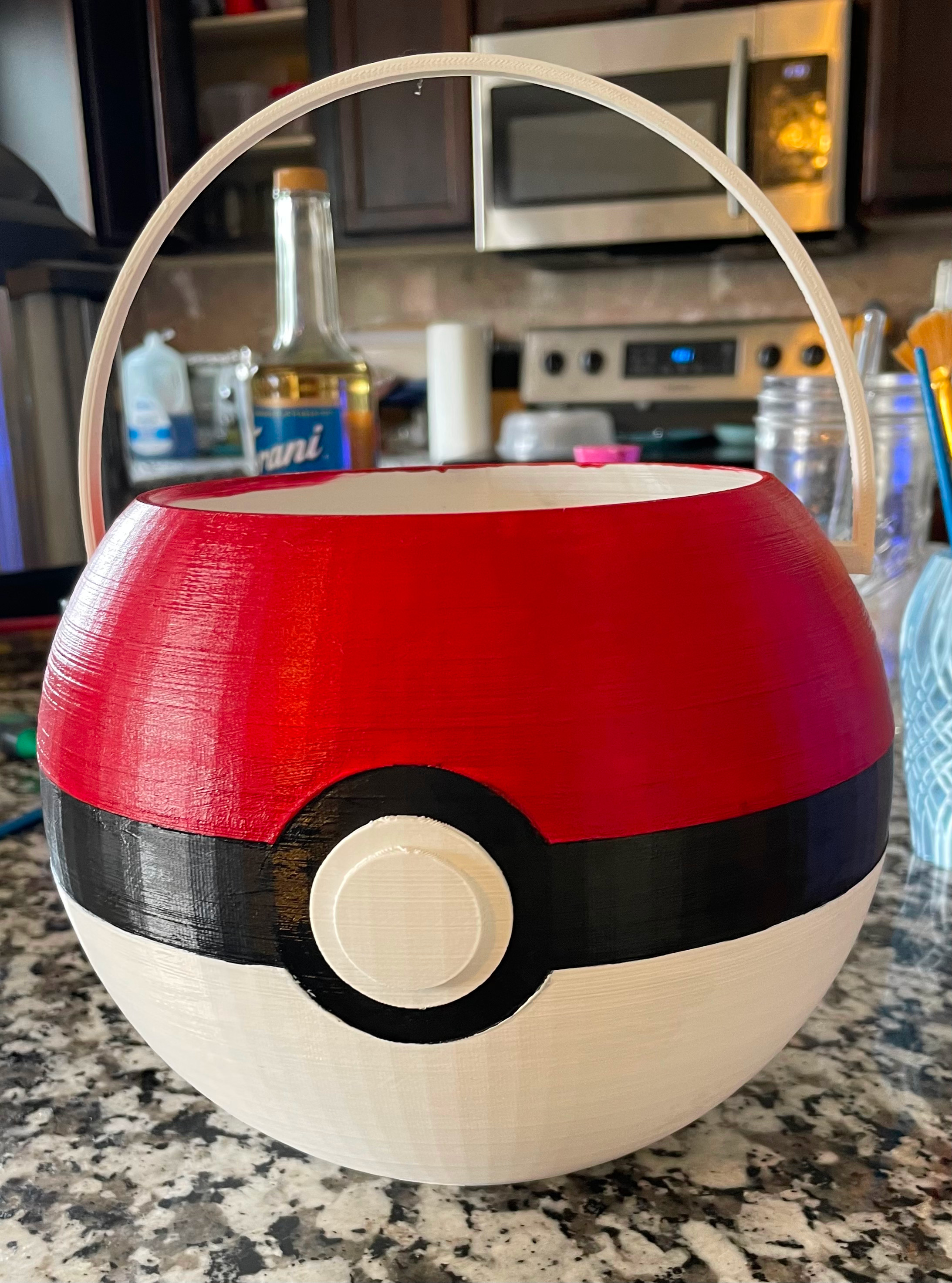 Pokeball Halloween Bucket by Tyler Church | Download free STL model ...