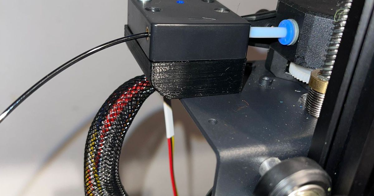 Filament sensor adapter ender3 Max bmg dualgear by Neergaby | Download ...