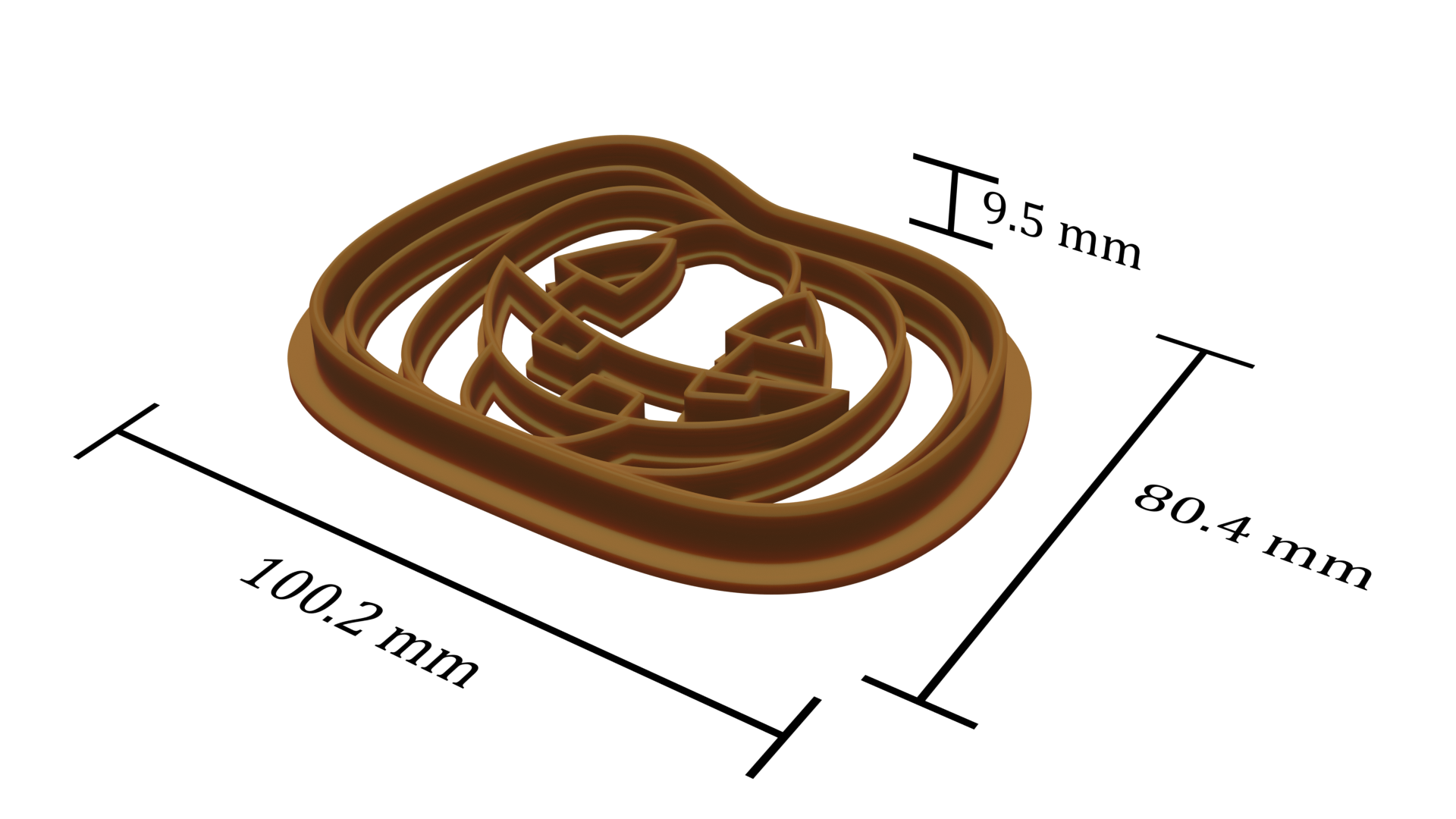 Pumpkin/Jack-O-Lantern Cookie Cutters by JPlatner | Download free STL ...