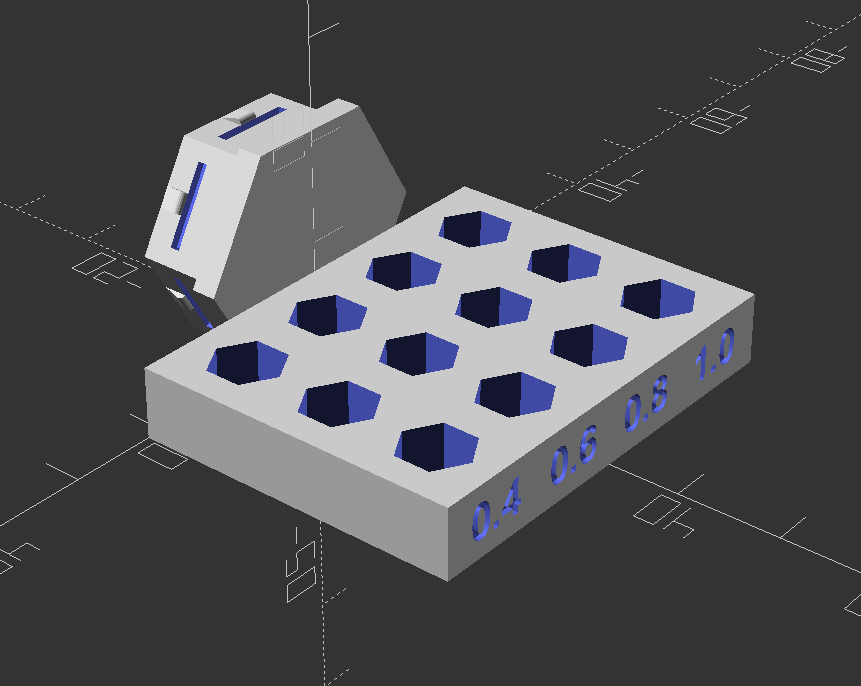 Parametric Nozzle Holder for Honeycomb Storage Wall par Jaatinen | Téléchargez gratuitement un ...