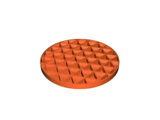 Isogrid Coaster by Killa_Prints | Download free STL model | Printables.com