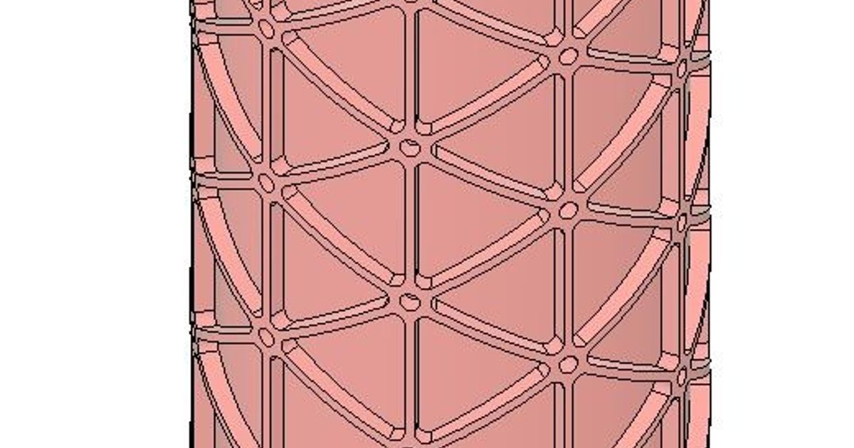 Isogrid Vase By Killa Prints Download Free Stl Model