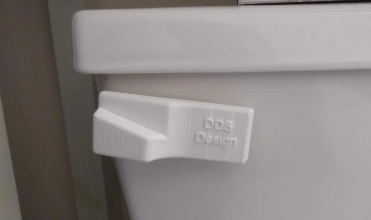 Toilet Flush Lever by DDS-3D Printing & Design | Download free STL ...