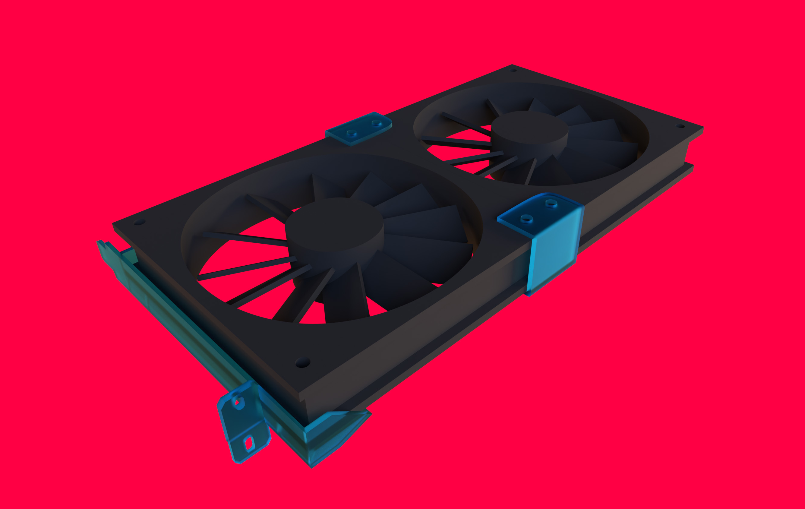 3D print PCIE slot for 120mm Fan to replace fans on GPU by Vertnotic ...