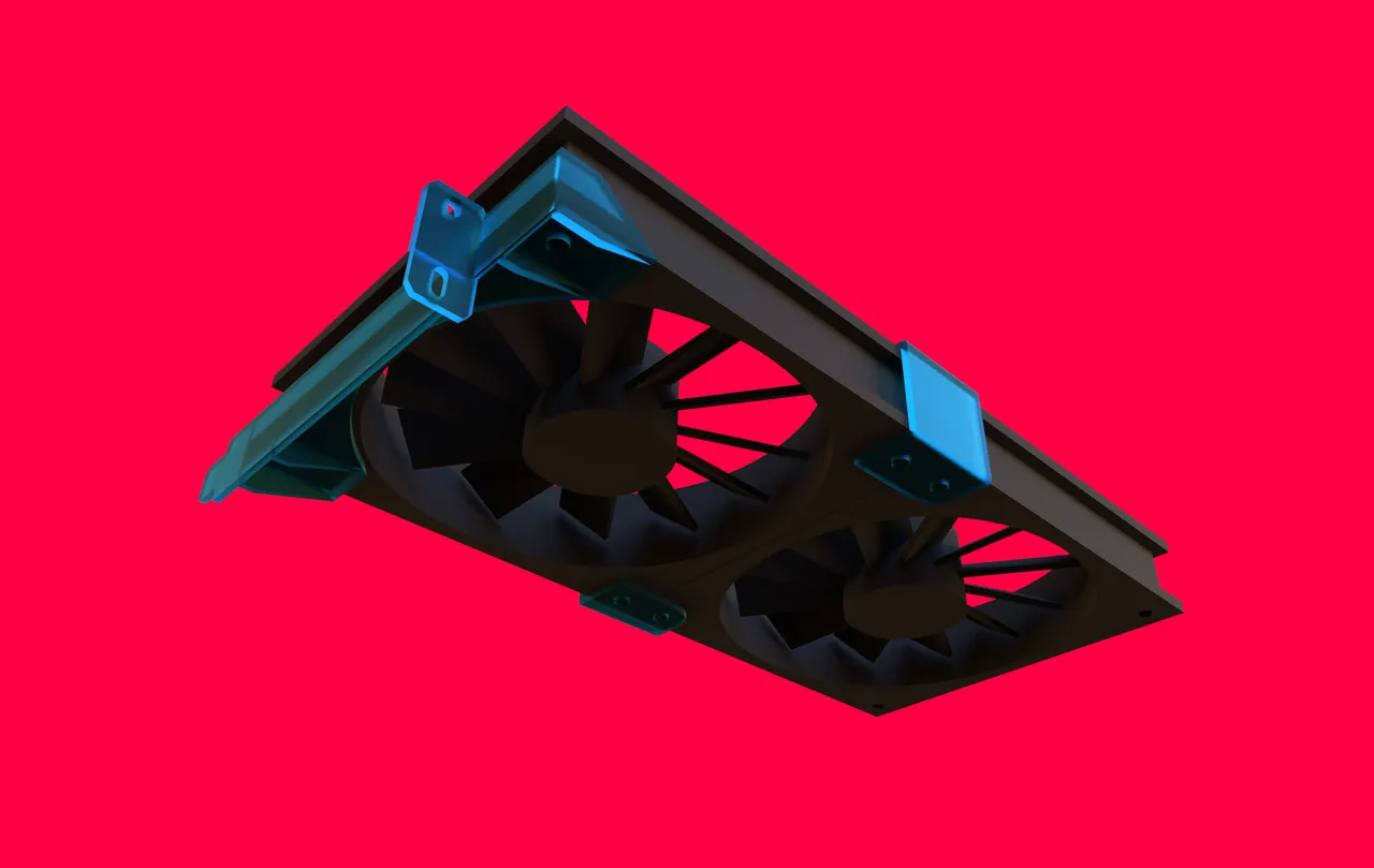 3D print PCIE slot for 120mm Fan to replace fans on GPU by Vertnotic ...