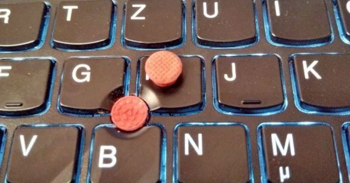 Thinkpad Trackpoint soft rim cap (low profile & ultra low profile) by ...