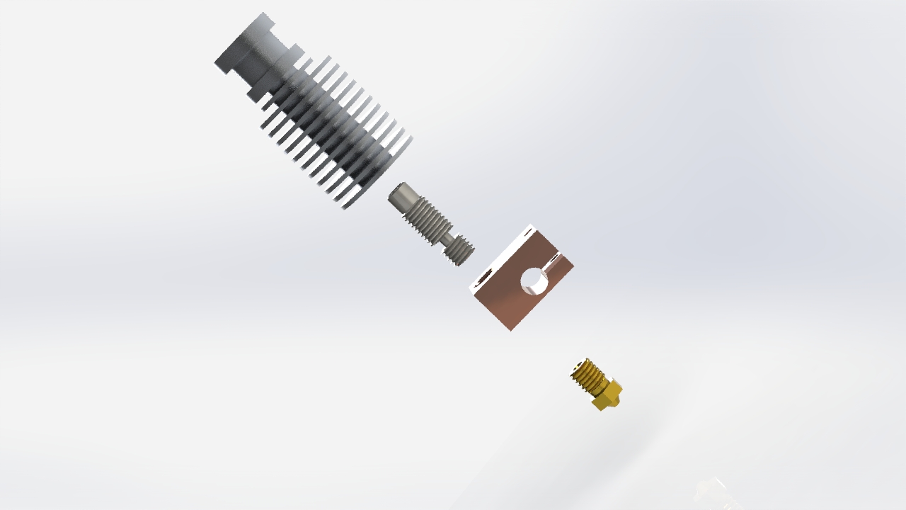 E3D V6 1.75 hotend autorstwa EA3D | Pobierz darmowy model STL ...